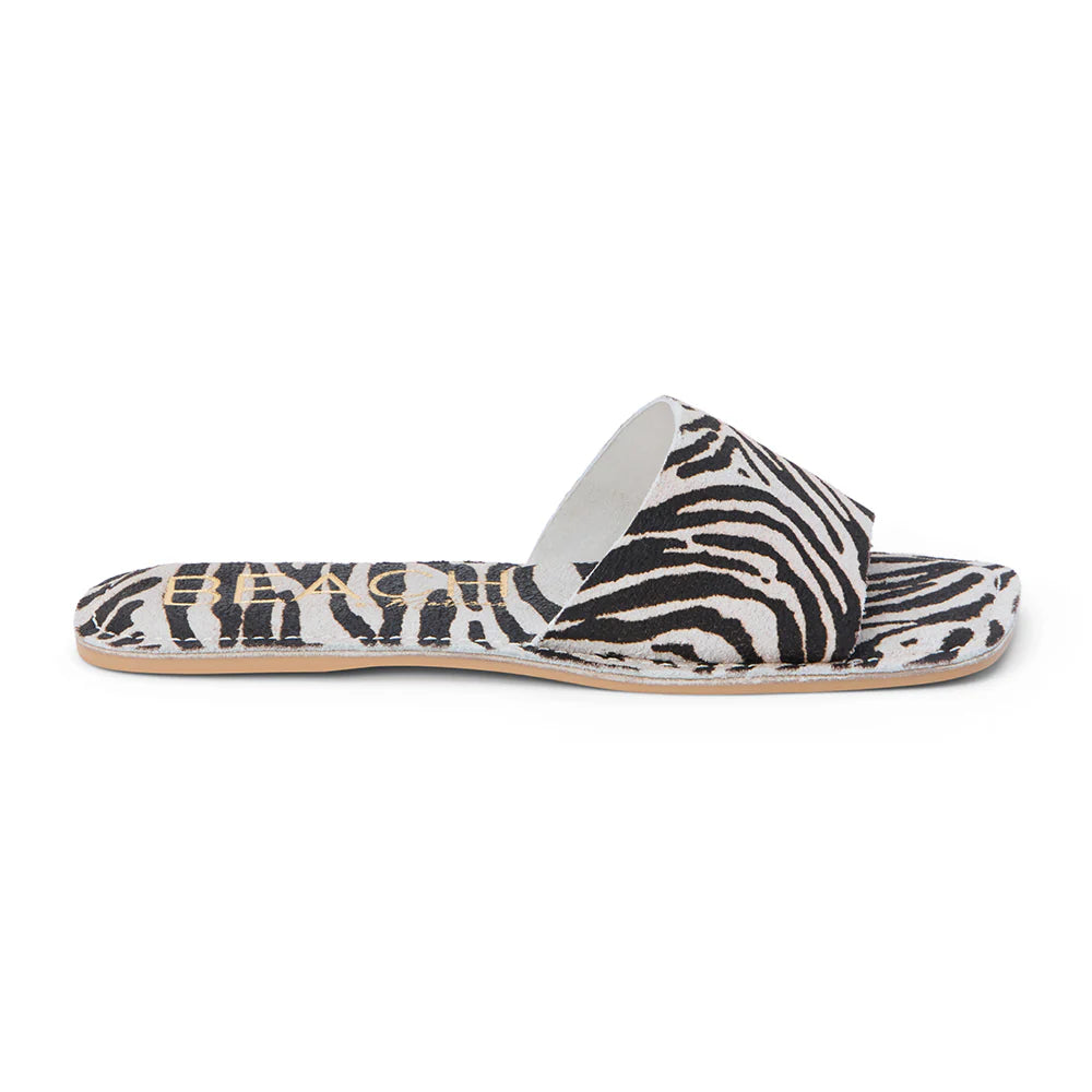 Bali Slide in Zebra – The Style Palette Boutique